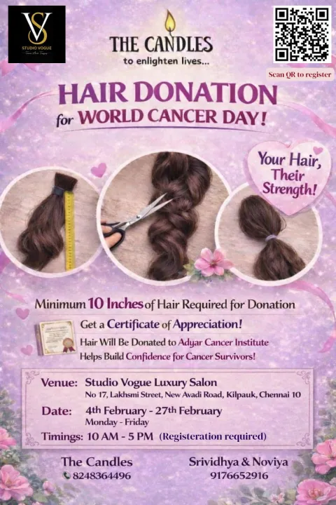 Cancer awareness in Communities and Hair donation drive for cancer ...